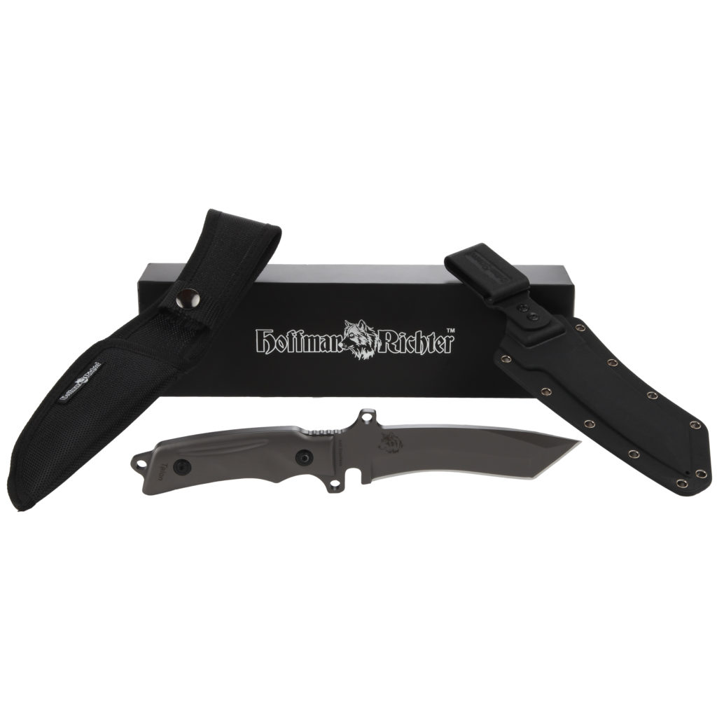Hoffman Richter Talon Fixed Blade Tactical Knife with Bonus Belt Holder ...